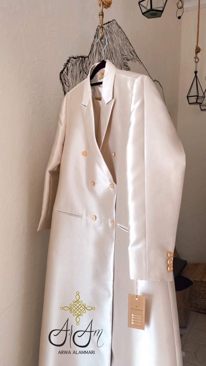 Ivory Abaya – Aram Designs